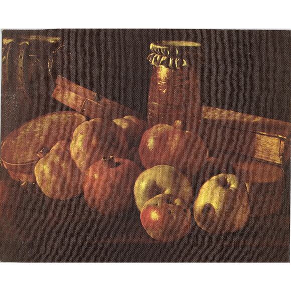 None and/or Unknown | Accents | Still Life Pomegranates Apples A Pot Of ...